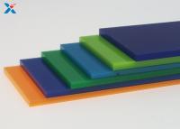 China Blue Large Thick Acrylic Sheet with High Surface Hardness for Luxury Designs for sale