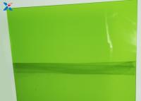 China Fluorescent Green Acrylic Sheet 1220x2440mm High Surface Hardness Perspex Panel for sale
