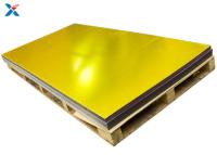 China 1mm Gold Acrylic Mirror Sheet Hard Coated Surface Perspex Plate for sale