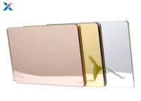 China CE SGS ISO9001 Acrylic Mirror Sheet Rose Gold Customized Cutting for sale