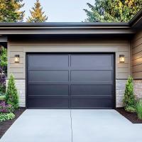 China Insulated 3.0mm Aluminum Sectional Garage Door With Automatic Opener System for sale