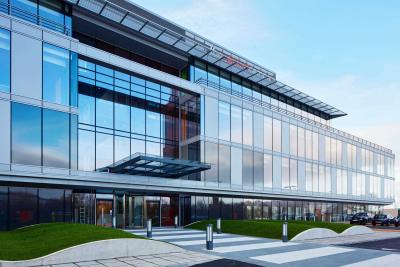 China Structural Aluminum Curtain Wall Glass Facade System For Commercial Buildings for sale