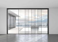 China Space Saving Slim Frame Aluminium Sliding Doors For Interior Wardrobes for sale
