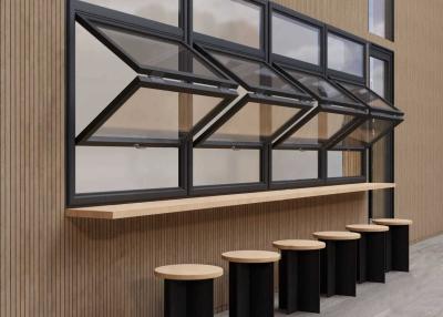 China Premium Aluminum Folding Window Double Glazed / Thermal Insulated Aluminum Windows for sale