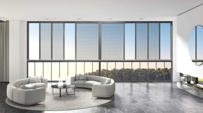 China T5 Ultra Slim Aluminium Frame Sliding Glass Window For Modern Luxury Villa for sale