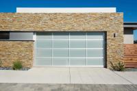 China Full View Glass 3.0mm Aluminum Garage Door For Luxury Villas / Hotel for sale