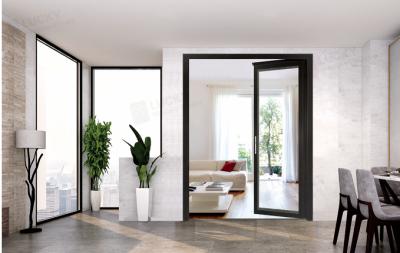 China Aluminum Alloy PT Door Space Saving Push And Tilt Door With Thermal Insulation for sale