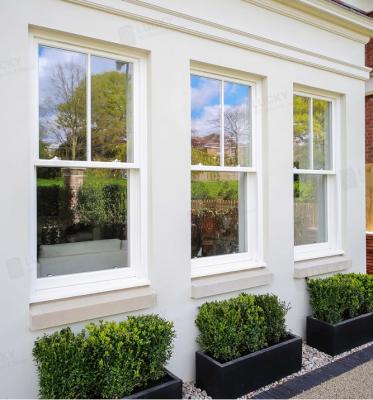 China Thermal Break Aluminum Single Hung Window Double Glazed Low Maintenance for sale