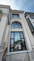 China Custom Arched Aluminum Casement Window Double Glazed For Luxury Villa Facade for sale
