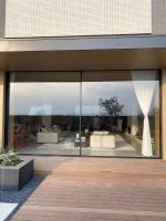 China Panoramic Aluminum Sliding Glass Door For Villa Patio And Garden View for sale