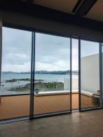 China Ultra Slim Aluminum Sliding Glass Door For Coastal Villa Panoramic View for sale