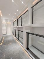 China Custom Black Aluminum Glass Railing For Duplex Stair And Balcony for sale