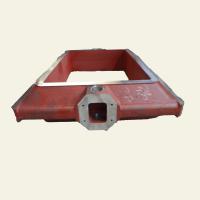 China Red HT250 Mould Box Flask Pallet Car Grey Iron 1100X1000X300/300MM 860 KG for sale