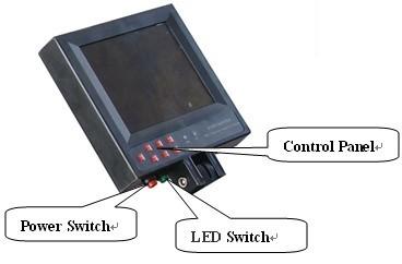 China 150° Visible Portable Under Vehicle Surveillance System With 5.6
