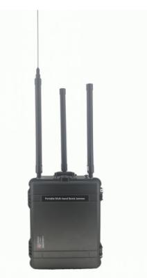 China DC 28V AC 220V Portable Radio Wave Jammer Digital Control Interference for sale
