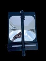 China Strong Acrylic Convex Under Vehicle Search Mirror Aluminum Alloy Handle for sale