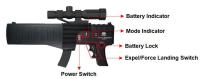 China High Efficiency Hand Held Uav Jammer 3000mah Battery Capacity for sale