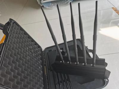 China Desktop 6-Band High Power Cellphone Jammer 4g And 2.4g Wifi for sale