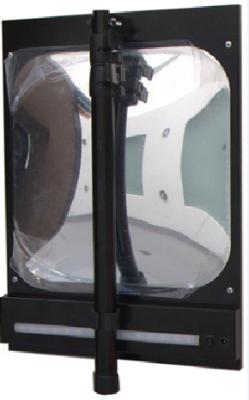 China Aluminum Alloy Pole Under Vehicle Search Mirror With 4 Rotation Wheels for sale