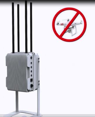 China Unmanned Aerial Vehicle Fixed Anti Drone Jammer for sale