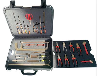 China 36pcs Non Magnetic Eod Tool Kits Beryllium Copper Alloy Material Abs Case for sale