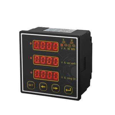 China Hot-sale cheap new design RE series 96*96mm Three Phase LED Multi-function Power Meter for sale