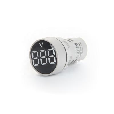 China 22mm Round Voltage Indicator Light with crystal cover for sale