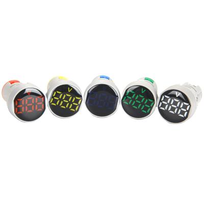 China CE AD101-22vm 22mm mini indicator led light lamp digital voltmeter voltage meter for sale