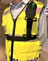China ODM Adjustable Nylon Police Body Camera Chest Shoulder Mount Harness 166g for sale