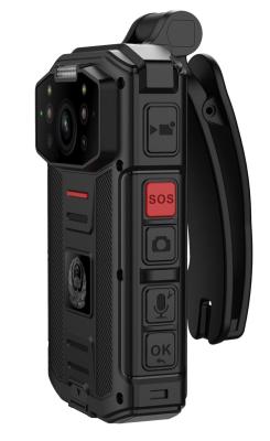 China 4G Face Recognition Body Camera 3050mAh Android 7.1 64GB Body Worn Cam for sale