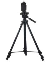 China Black Body Worn Camera Tripod Holder Height Adjustable 4 Section Legs 150cm Max for sale