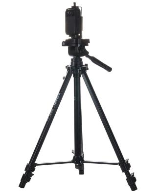 China Black Body Worn Camera Tripod Holder Height Adjustable 4 Section Legs 150cm Max for sale