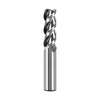 China KM-50 Tungsten Carbide Flat End Mill 0.01mm Precision for Aluminum Copper Plastic CNC Cutting for sale