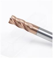 China Tungsten Carbide 4 Edge Flat Bottom End Mill for Steel CNC Machining - Various Sizes Available for sale