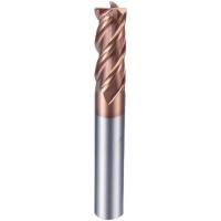 China Tungsten Carbide 4 Edge Flat Bottom End Mill for Steel CNC Machining - Various Sizes Available for sale