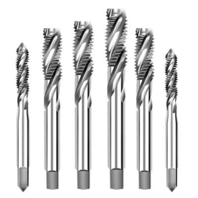 China Spiral Flute Machine Tap with Tin Coating for Aluminum Alloy Thread Cutting - M3 to M12 Sizes Available for sale