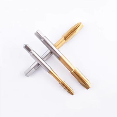 China TIN Coated Spiral Pointed Tap for Mold Steel and Aluminum Alloy - Single and Group Configurations for sale