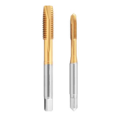 China Tin Coating Spiral Pointed Tap Metric Machine Screw Thread Tap M3-M24 Size Range for Copper Aluminum Iron Materials for sale