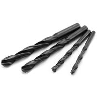 China High Hardness Carbide Twist Drill Bits 118° Point Angle Jobber Length Black Oxide HSS for sale