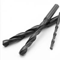 China Titanium Coating Carbide Steel Drill Bit Set 1-20MM Size Range with 118° Point Angle and Black Oxide Finish for sale