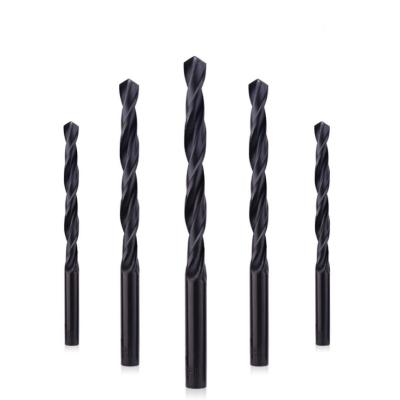 China Titanium Coating Carbide Steel Drill Bit Set 1-20MM Size Range with 118° Point Angle and Black Oxide Finish for sale