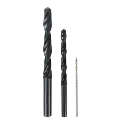 China High Precision HSS Tungsten Carbide Drill Bits 1-20MM Size Range with 118° Point Angle and Black Oxide Finish for sale