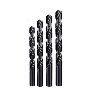 China Carbide High Strength Steel Drill Bits HSS with 118° Point Angle and Black Oxide Finish for Metal, Wood, Plastic for sale