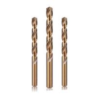 China Titanium Coated Cobalt Twist Drill Bits 1-20mm Size Range with TiCN Copper Coating for Metal and Stainless Steel for sale