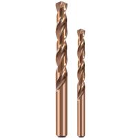 China Straight Shank HSS Cobalt Drill Bit 1-20mm with TiCN Copper Coating for Metal Wood Plastics CNC Tools for sale