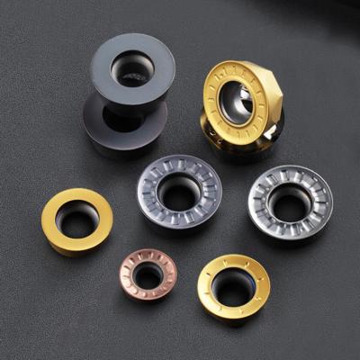 China CNC Round Carbide Milling Insert for Steel Processing - APMT RPMT CNMG TNMG Types with Multiple Cutting Applications for sale