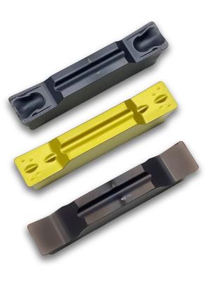China Tungsten Carbide Parting Inserts 500°C Heat Resistant CNC Grooving & Slot Cutting Blades for sale