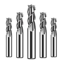 China KM-58 Tungsten Steel CNC Milling Cutter for Aluminum Alloy Copper Cutting with 0.01MM Precision for sale