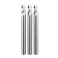 China KM-58 Aluminum Series Tungsten Carbide Ball End Mill - 0.01mm Precision Cutting Tool for Non-Ferrous Metals for sale
