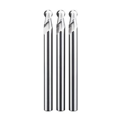 China KM-58 Aluminum Series Tungsten Carbide Ball End Mill - 0.01mm Precision Cutting Tool for Non-Ferrous Metals for sale